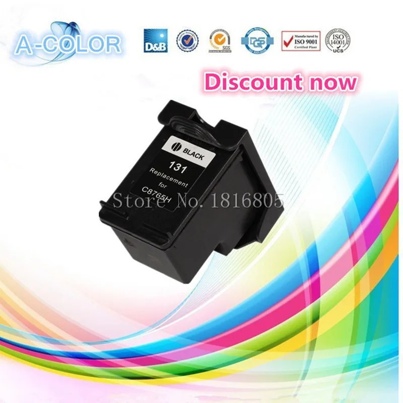 1PCS For HP 131 Black Ink Cartridge C8765H For HP131 Ink 460 5743 5940 ...
