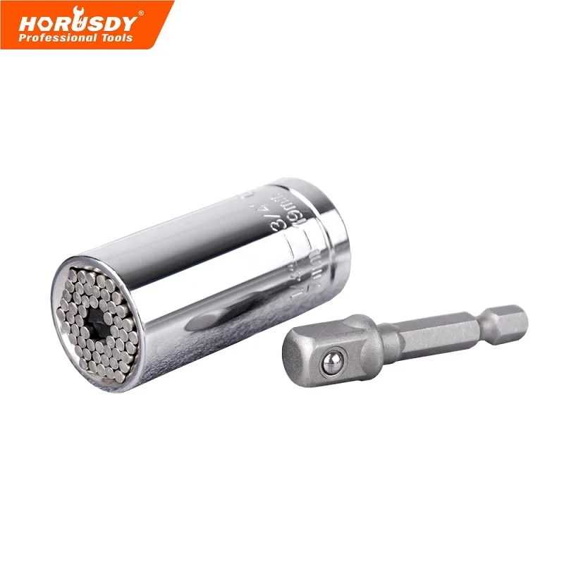 Universal Torque Wrench Head Set Socket Sleeve 7 19mm Power Drill ...