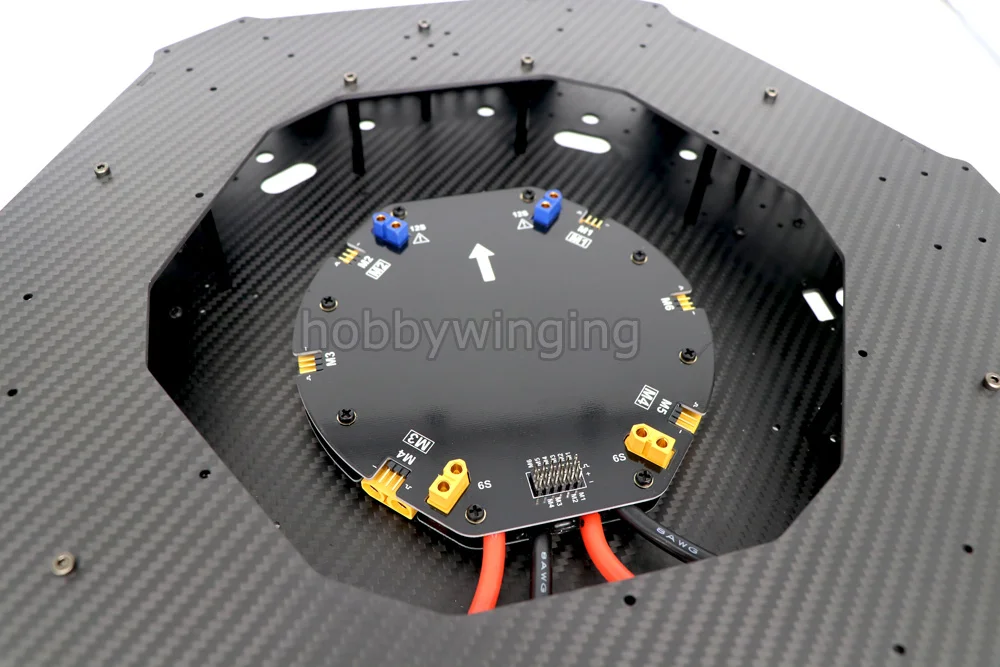 Agriculture drone Hexacopter Main Center Plate for 30mm arm w/ Canopy ...
