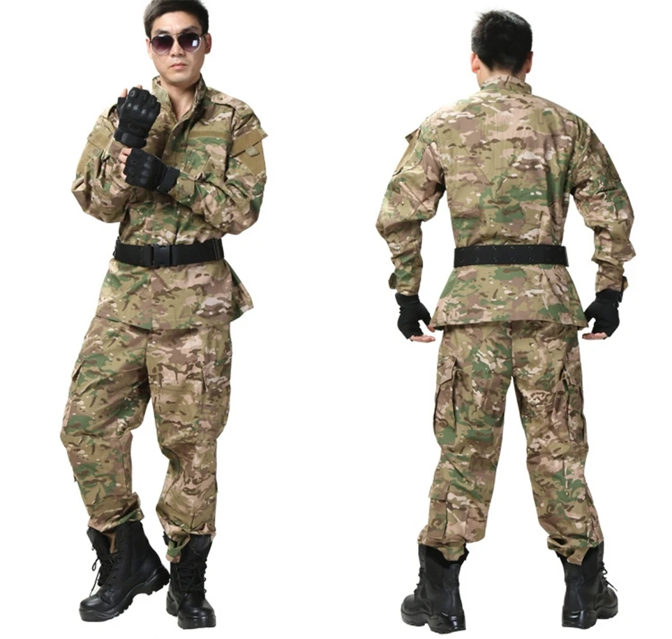 WW2 US Army Military Uniform For Male Soldier Tactical Army