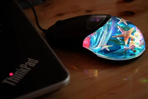 New-Arrival-Color-Change-3D-Optical-Computer-Mouse-w-Starfish-Amber ...