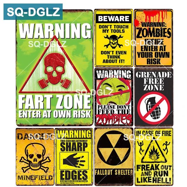 Danger Zone Signs