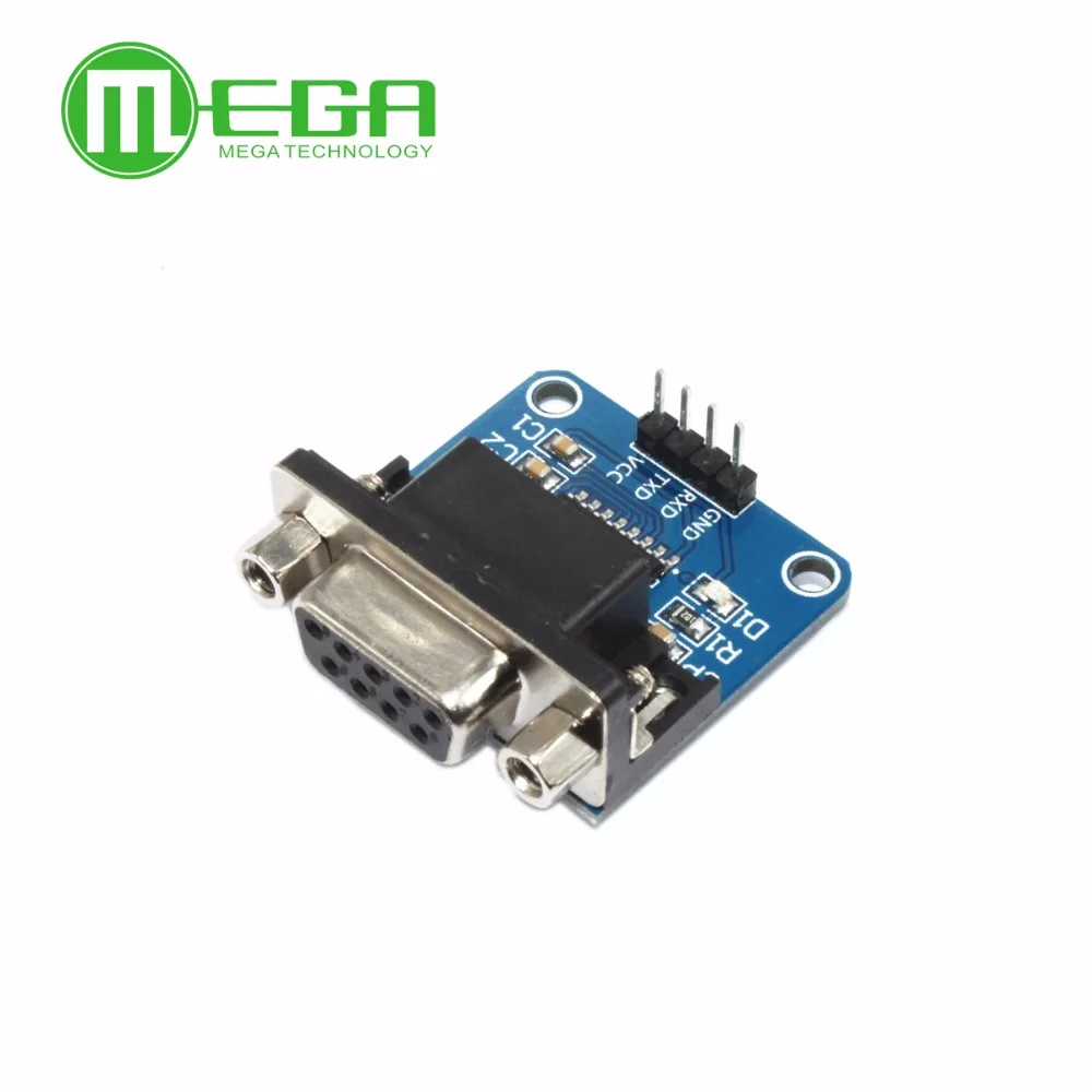MAX3232 rs232 ttl 직렬 포트 컨버터 모듈, DB9 커넥터 MAX232|connector db9|rs232 ...