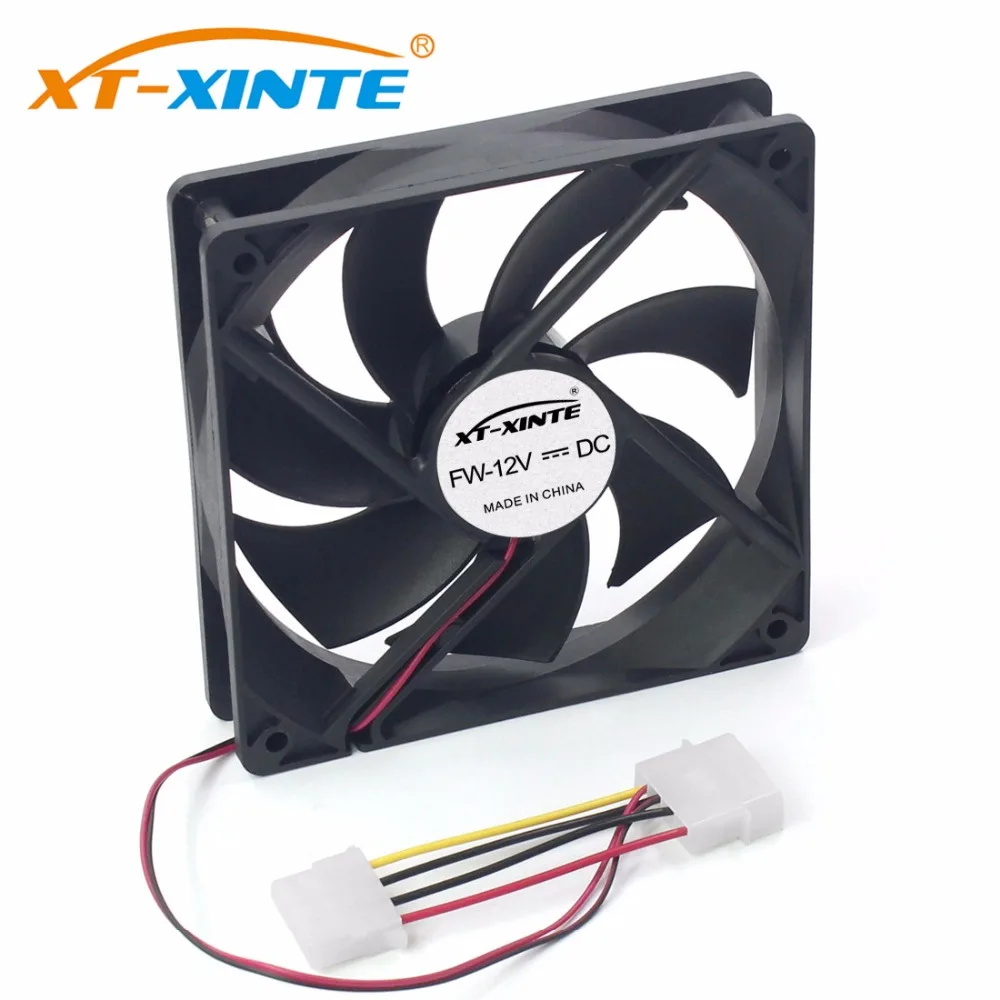 12cm Portable PC Computer Cooler 12V DC Brushless Cooling Fan 2.54P ...
