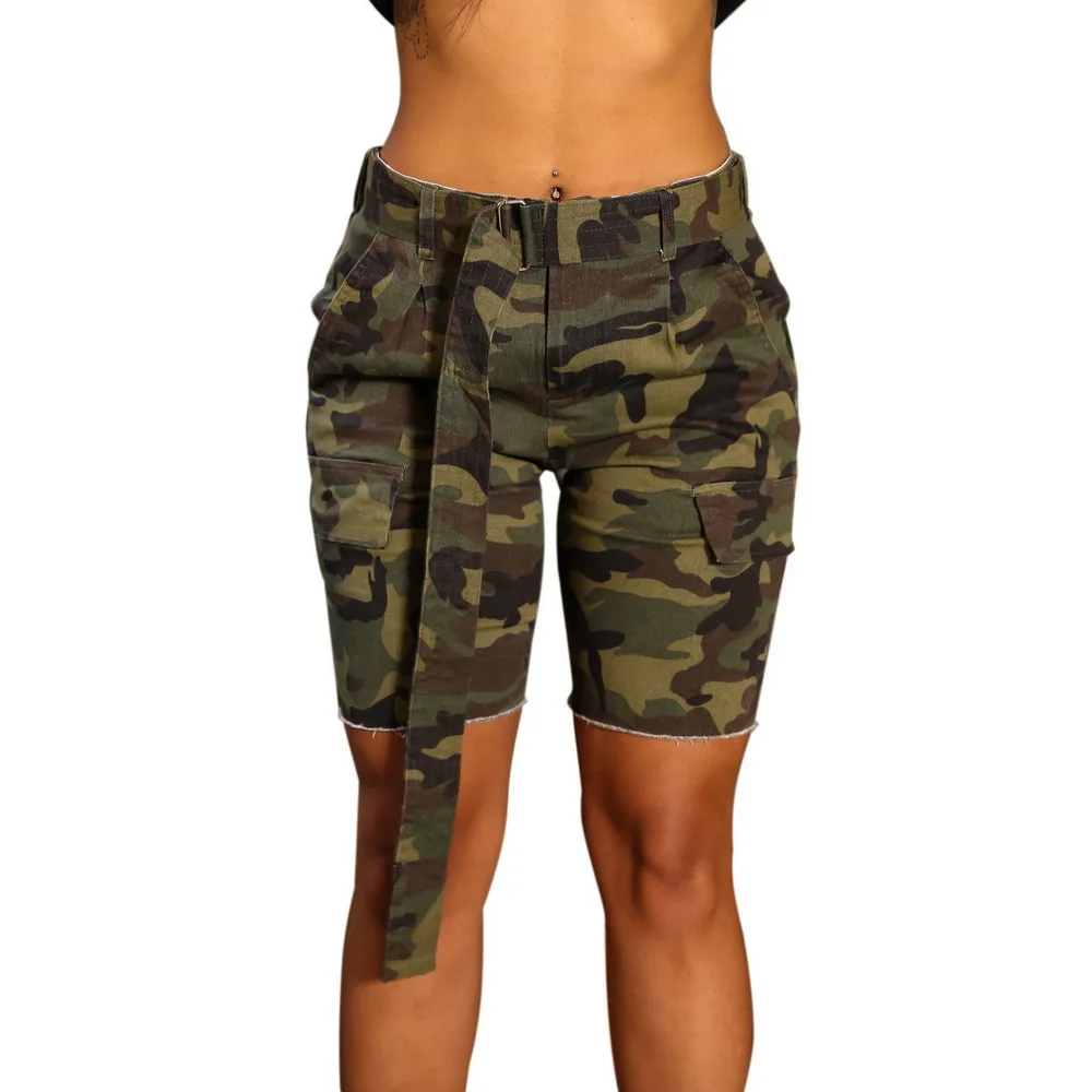 Okayoasis Free Shipping Hot Beach Style Women Camouflage Pants Casual