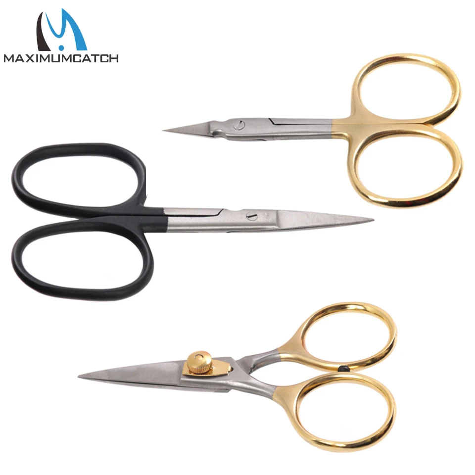 Maximumcatch-Fly-Tying-Scissors-Tungsten-Stainless-Steel-Carbide-Blade ...