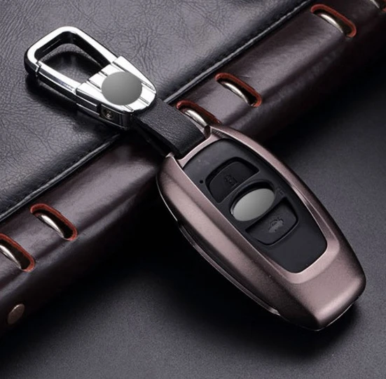 Gift High Quality Car Aluminium Alloy KeyHolder Cover Case For Subaru ...