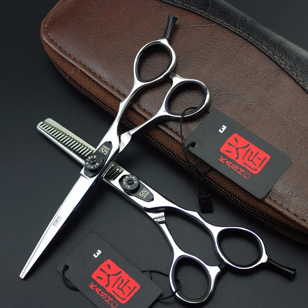 6 inch professional flat cut scissors and scissors scissors hairdresser ...