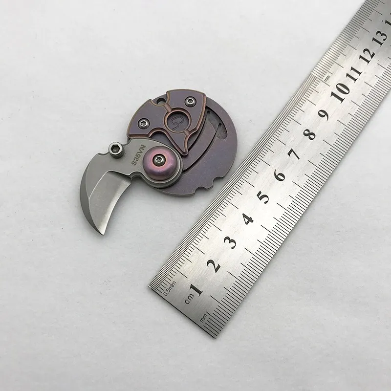 portable cute gift coin claws EDC tool mini pocket knife keychain small ...