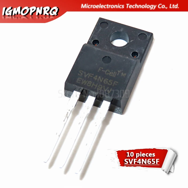 10pcs SVF4N65F 4N65F SVD4N65F TO-220F SVF7N65F SVF12N65F mos field ...