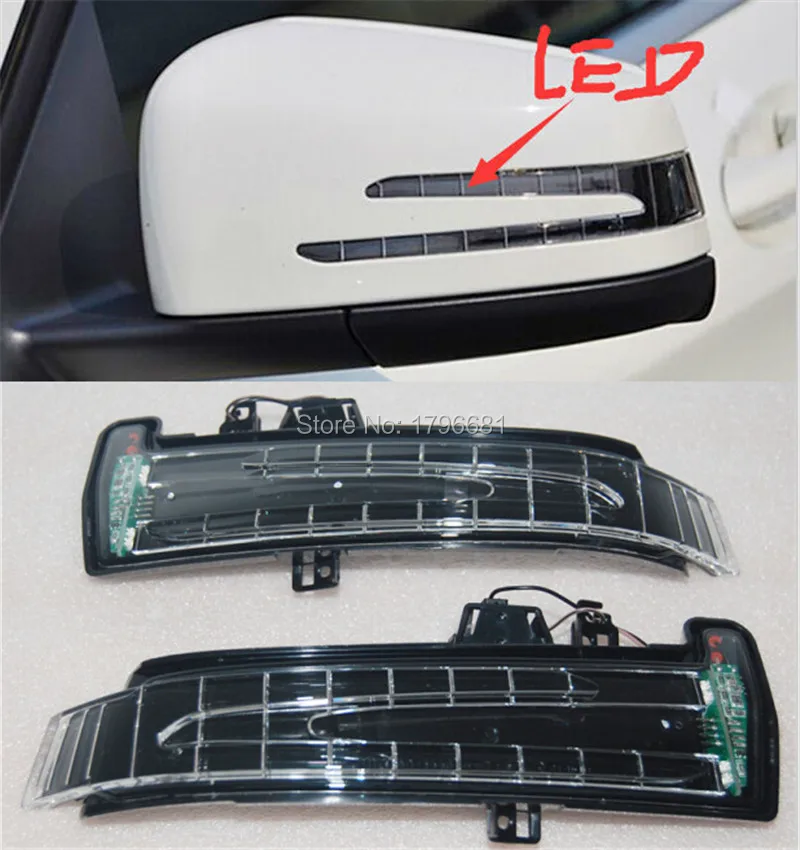 CAPQX 2PCS Genuine Side Mirror LED Turn Signal Indicator 1569069300 For ...