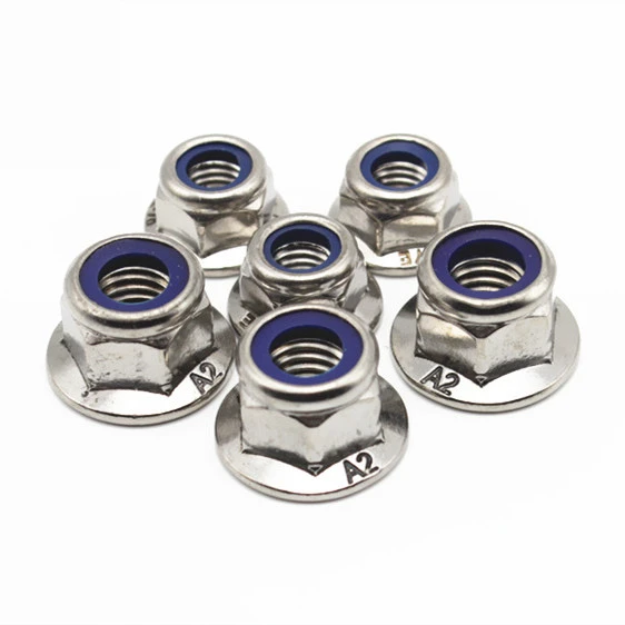 M4/M5/M6/M8/M10 DIN6926 304 Edelstahl Sechseckigen Flansch Mutter Hex ...