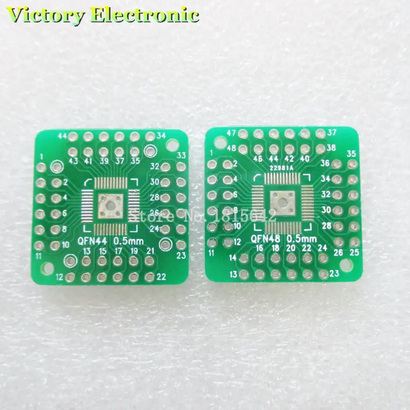 10pcs/lot Htqfp Qfn48 To Dip48 Qfn44 Qfp48 Qfp44 Pqfp Lqfp To Dip Pcb ...