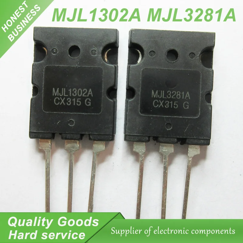 10PCS free shipping MJL1302A MJL3281A (5PCS+5PCS) TO 3P audio the tube ...