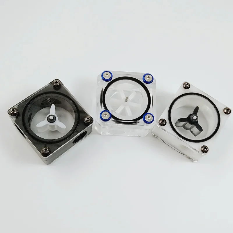 Bykski White Black Transparent PC Water Liquid Cooling Flow Meter ...