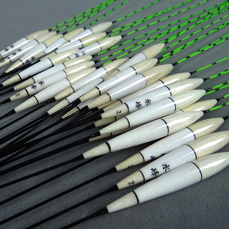 3pcs/lot Ice Fishing Floats Shallow Water Bobber Buoy Balsa Wood ...