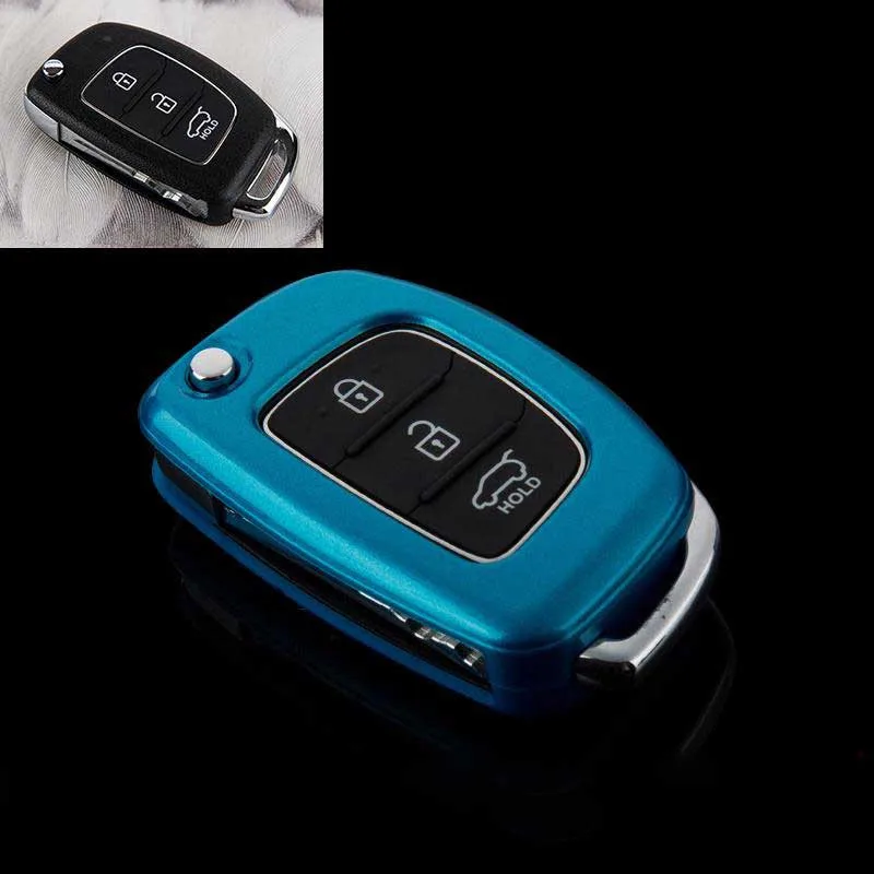 Icecare Flip Key Cover Case For Hyundai i30 I10 I20 IX25 IX35 IX45 ...