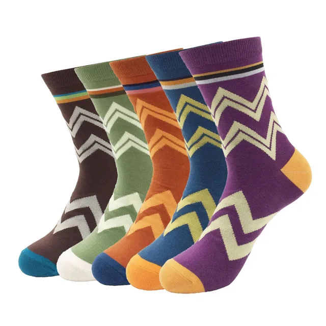 5 Pairs Colored Non-slip Compression Socks