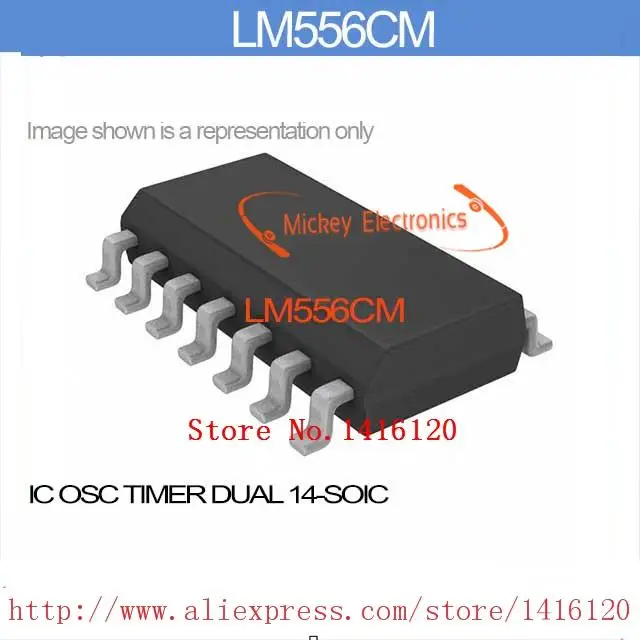 LM556CM IC OSC TIMER DUAL 14 SOIC LM556CM 556 LM556 LM556C 556C M556 ...