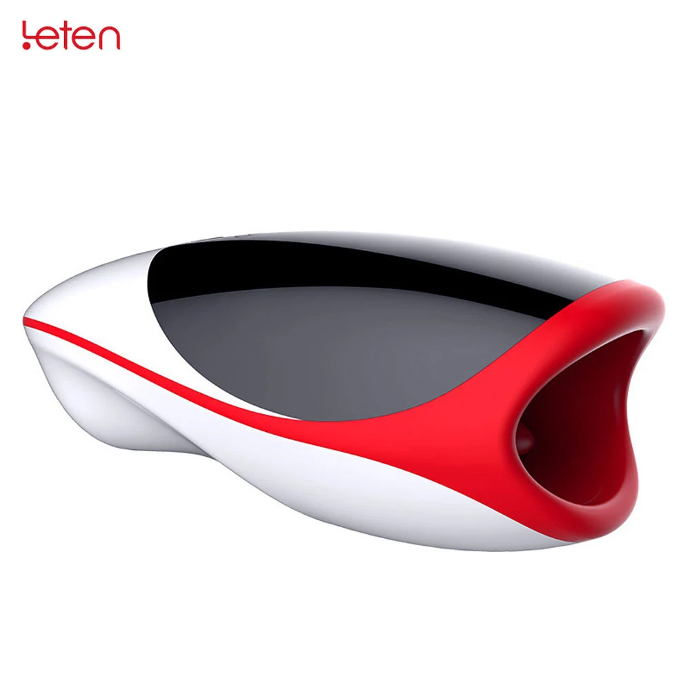 Leten Automatic Oral Sex Machine Male Masturbator Cup Vibrators Intelligent Heat Interactive