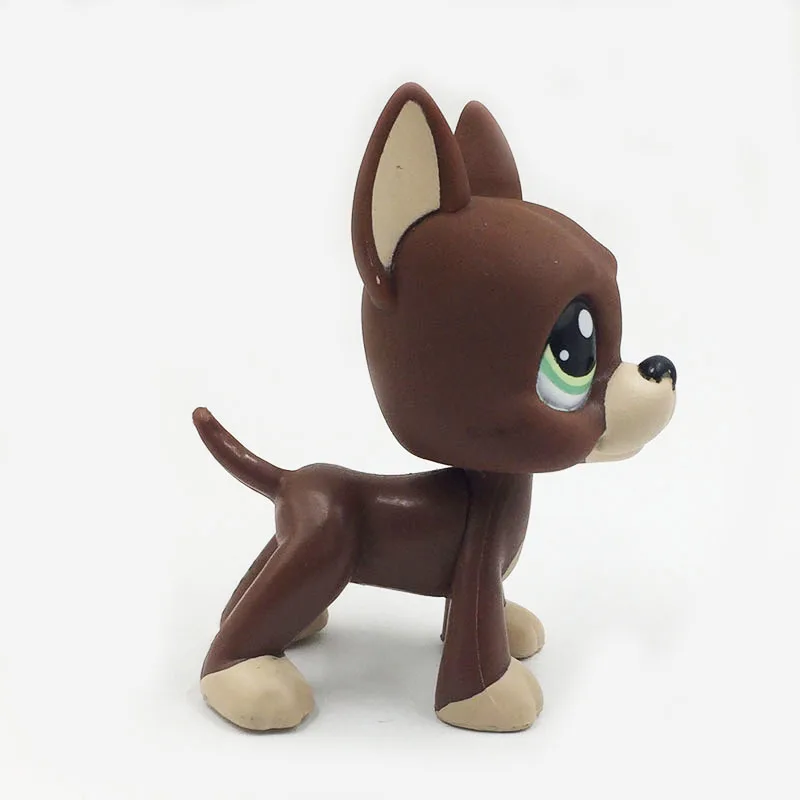 Brown Great Dane Dog Littlest Pet Shop LPS #1519 Green Eyes Girl toys ...