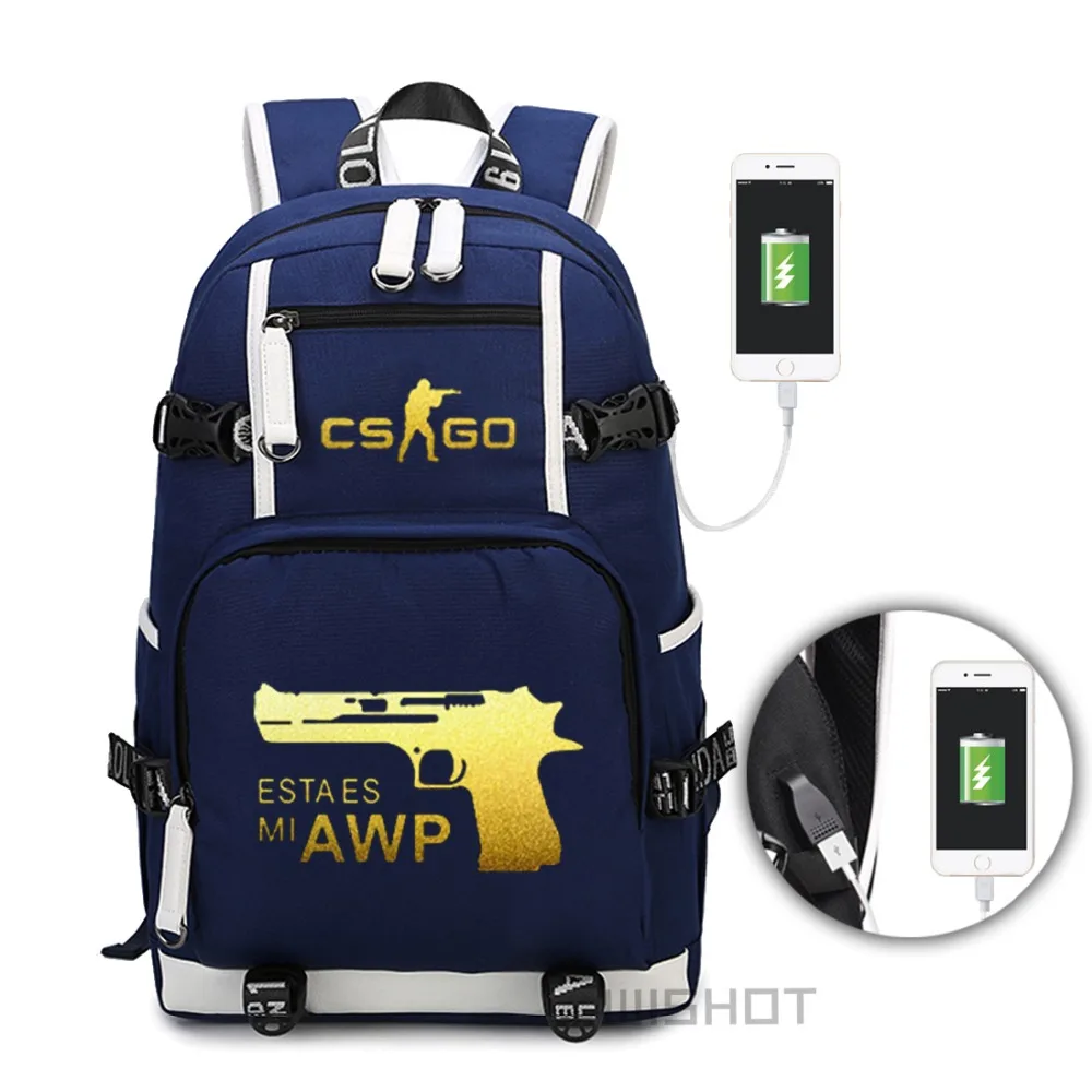 WISHOT Team Fnatic Virtus. pro DOTA 2 рюкзак CS CSGO NAVI для подростков многофункциональная USB ...