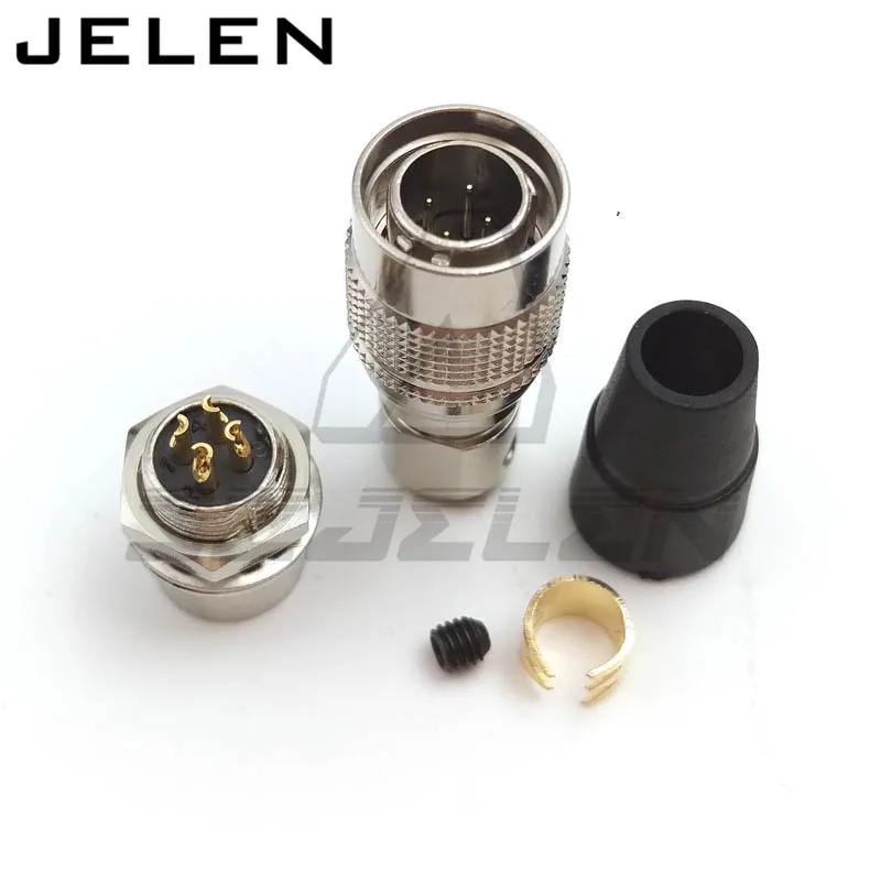 HR10A-7P-4P/HR10A-7R-4S hirose tomada de 4 pinos, conector masculino e feminino, equipamento ...