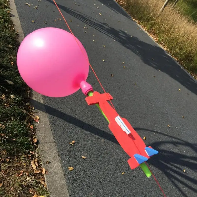 Kids DIY Balloon Rocket Creative Helicopter Handmade Material Kit ...