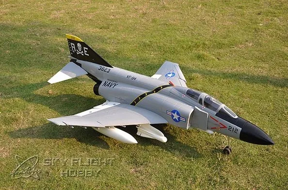 Sky-flight-hobby-F4-F-4-F4J-RC-Jet-Plane-kit-format-twin-70mm-EDF ...