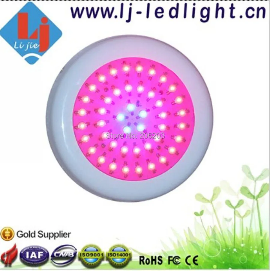 135 W Mini UFO LED Grow Light 135 W 45*3w Full Spectrum for Tomatoes ...