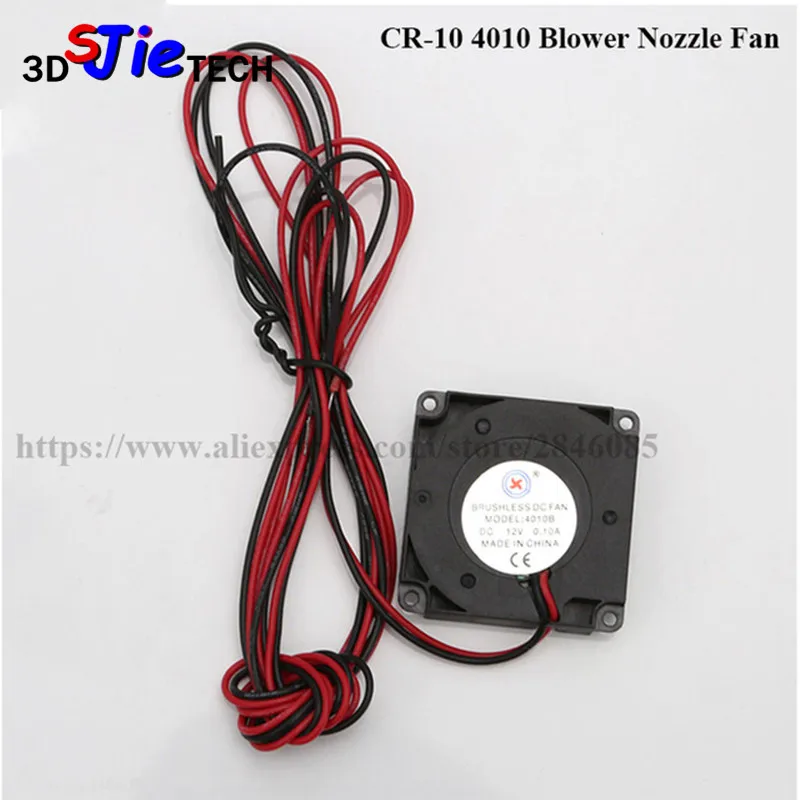 3d Printer Creality Cr-10 Fan 4010 Blower 40mm 40x40x10mm 12v Dc Cooler ...