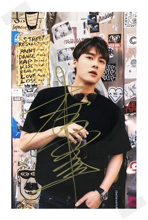signed Evan LI YIFENG autographed photo 6 inches free shipping 3 ...