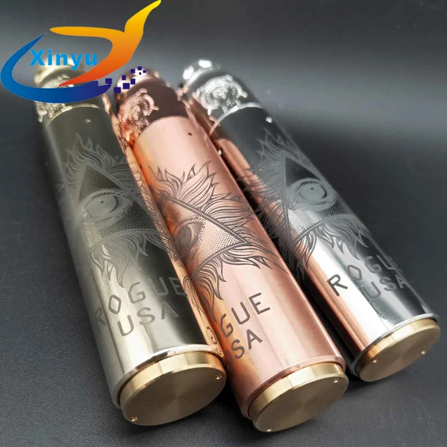 rogue mod kit 18650 battery brass copper Mechanical Vaporizer Vape Mod ...
