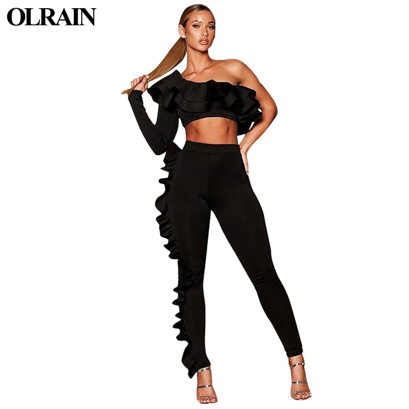 Olrain Women Tracksuit 2017 Autumn Thick 2 Two Piece Set Fashion Fungus ...