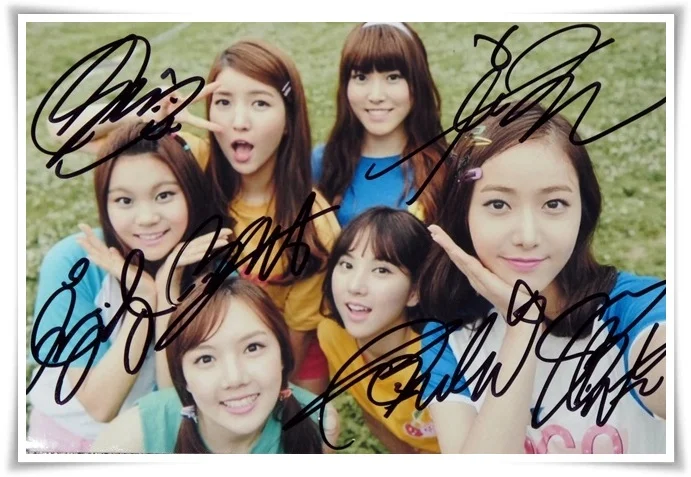 GFriend-autographed-signed-with-pen-L-O-L-group-photo-4-6in-new-korean ...