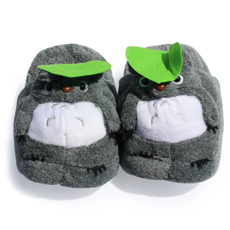 My Neighbor Totoro Ghibli Dust Bunny Plush Slippers - KawaiiMerch.com