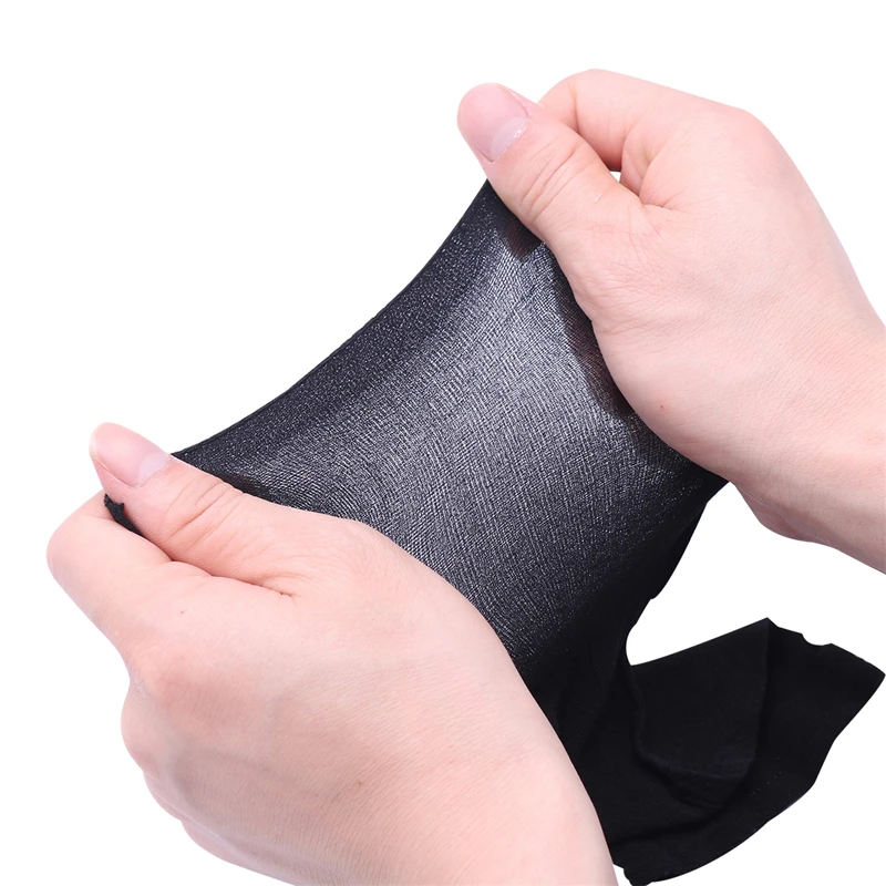 Fashion Womens Transparent Stockings Headgear Mask Pantyhose Sheer Hood ...