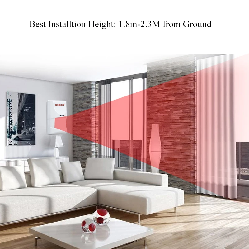 Pet immune PIR Motion Sensor Infrared Detector Intruder Movement ...