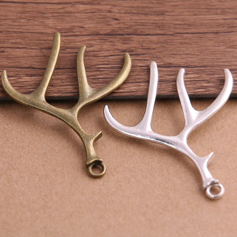Deer Antler Charms Jewelry Making | Fashion Deer Charm Jewelry | Deer ...