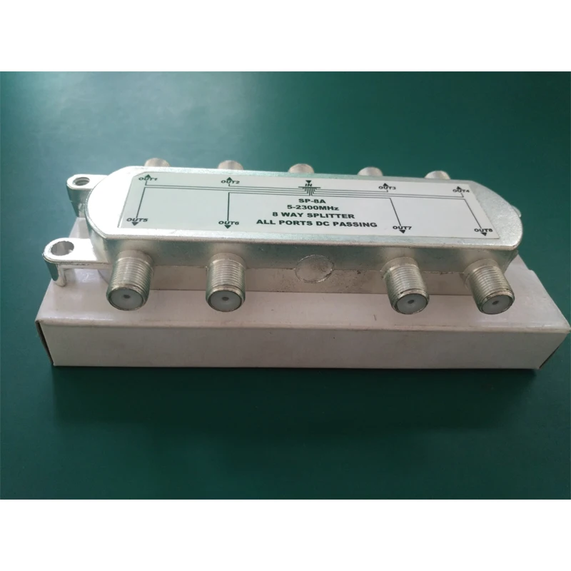 8 Way Port TV Signal Satellite Sat Coaxial Diplexer Combiner Splitter ...