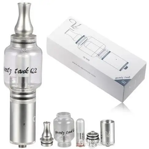Hot Dry Herb Vaporizer Atomizers Q2+ Ceramic Coil Glass Globe Atomizer ...