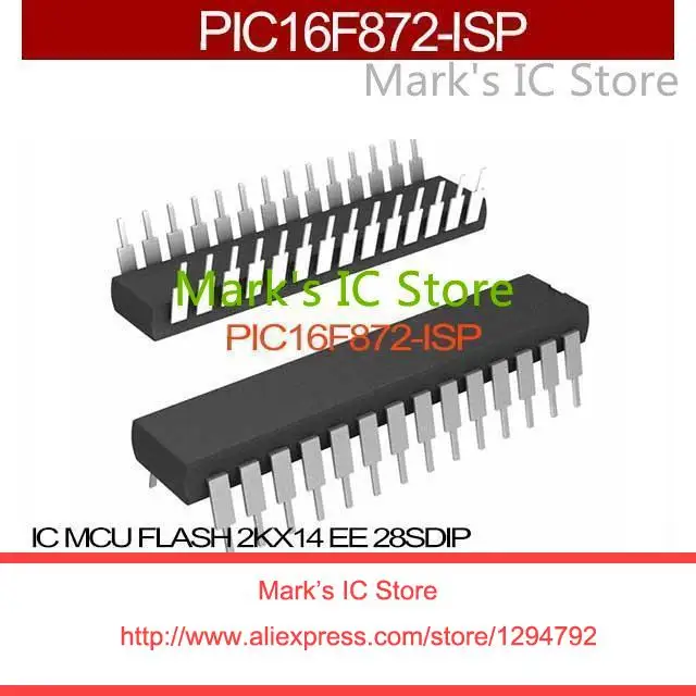 PIC16F872 ISP IC MCU FLASH 2KX14 EE 28SDIP PIC16F872 16F87 PIC16F87 16F872 PIC16F8 16F872|ee ...