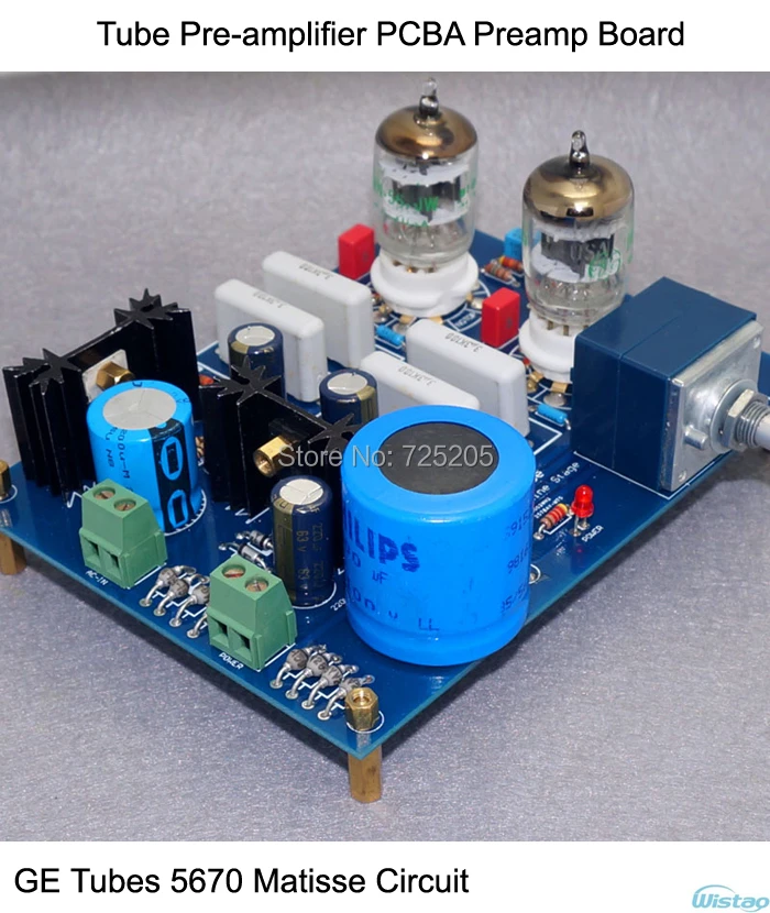 Tube Pre-amplifier Pcba Preamp Board Audio G E Tubes 5670 Matisse Hifi ...