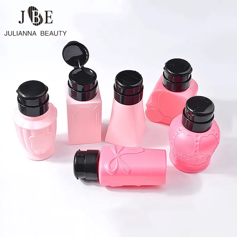 1PC-150ml-200ml-Empty-Pump-Liquid-Alcohol-Press-Nail-Polish-Remover ...