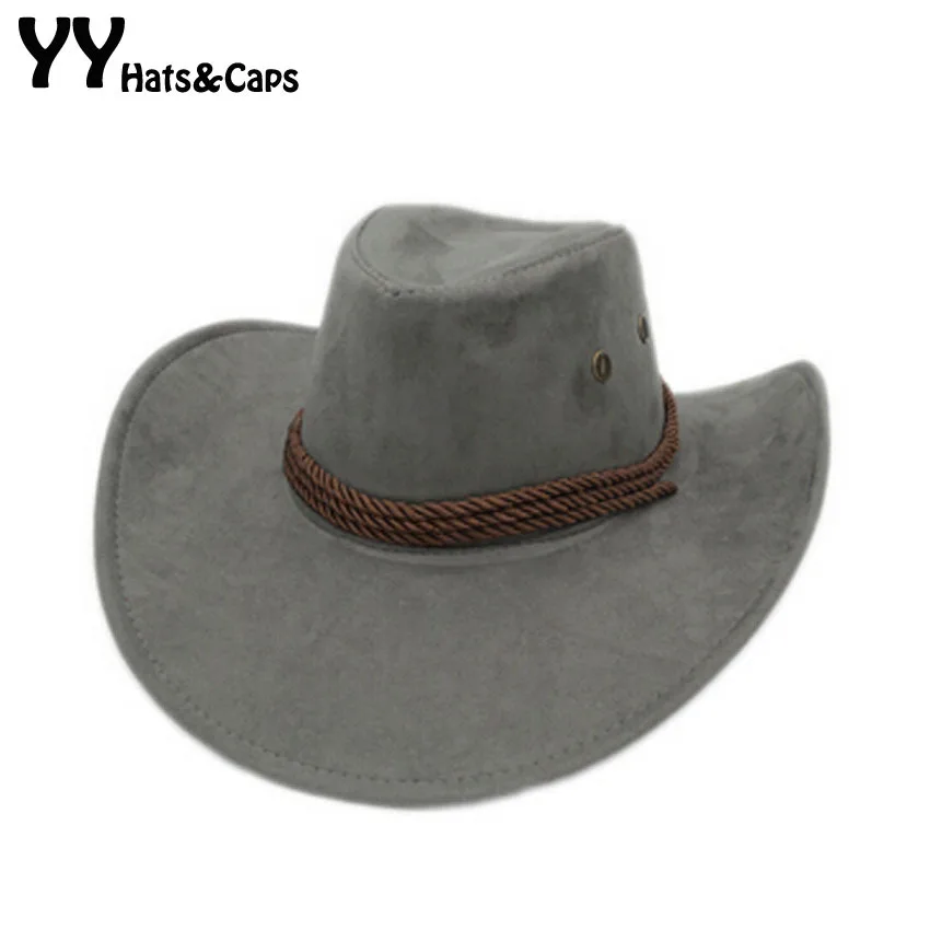 Western Hats For Men Cowboy Caps Chapeau Homme Cowboy Solid Cap YY0270 ...