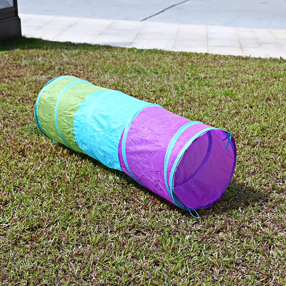 1.5M Colorful Folding Kids Tunnel Tube Play Tent Toy Tents Indoor ...