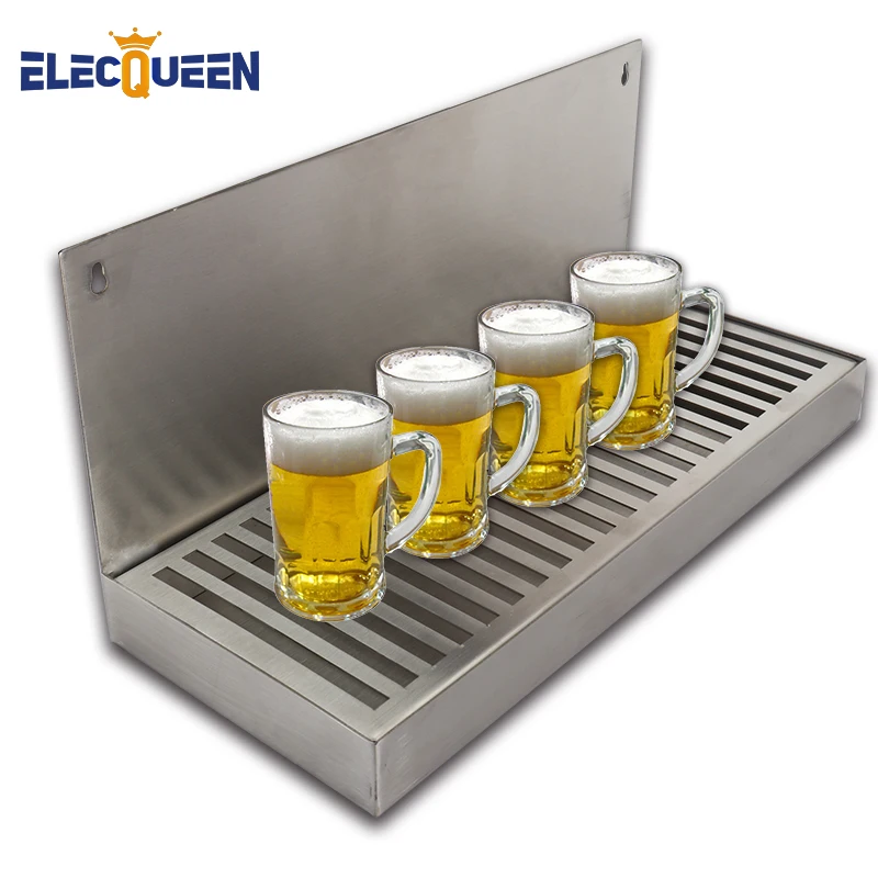 Beer Dripping Tray Cut-Out Surface Mount Stainless Steel Drip Tray No ...