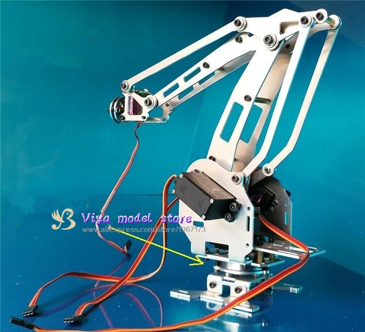 Aliexpress.com : Buy 4 DOF CNC aluminum robotic arm frame Palletizing robot model 4 asix robot ...