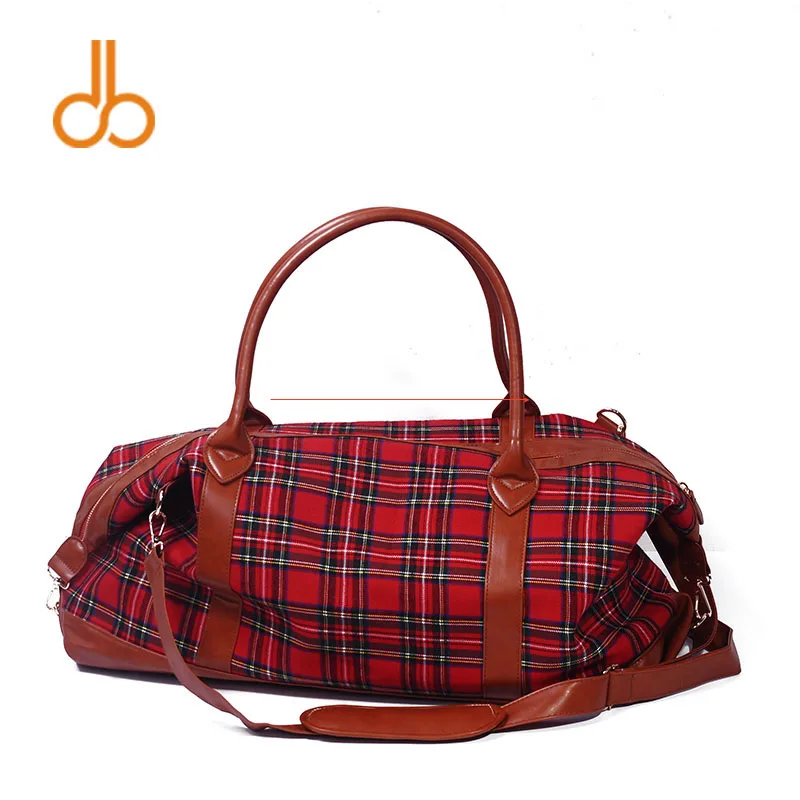 Canvas And Leather Weekender Bag Red | Paul Smith