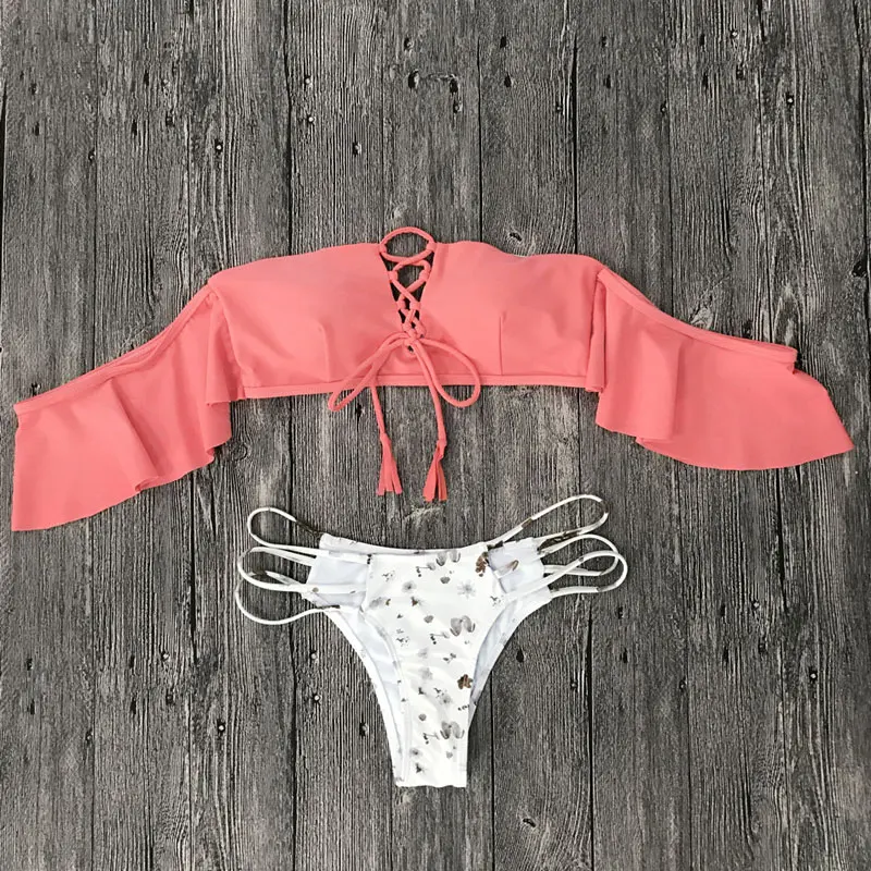 2018 Sexy Brazilian Bikini Crochet Swimwear Beach Women Swimsuit Off